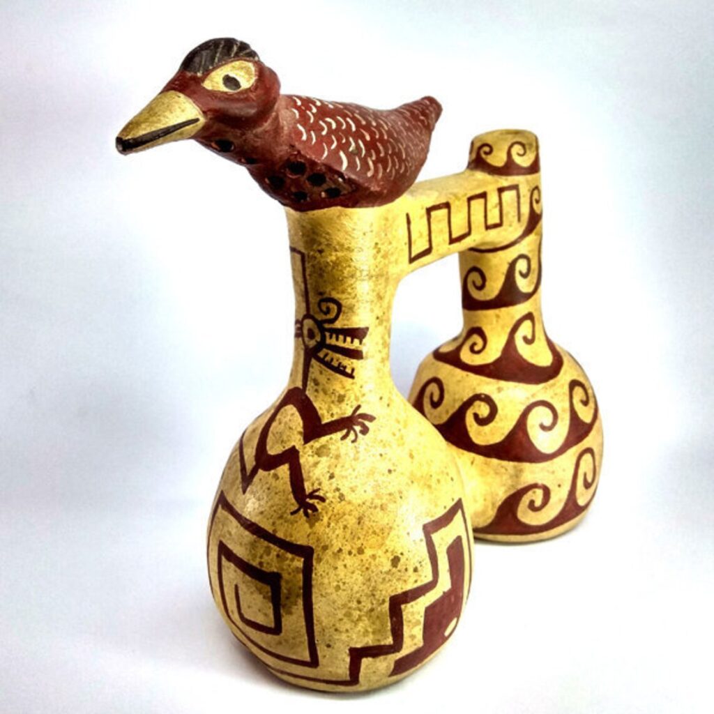 water whistle vessel bird - OLD PERU REPLICAS