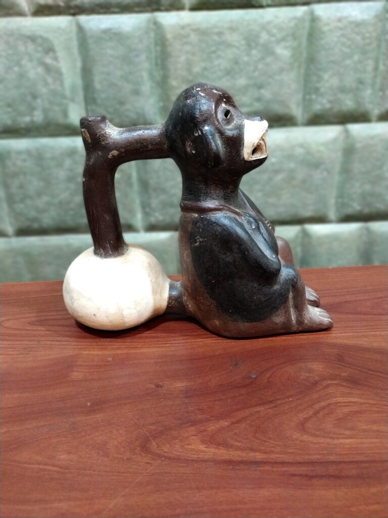 water whistle vessel monkey - OLD PERU REPLICAS
